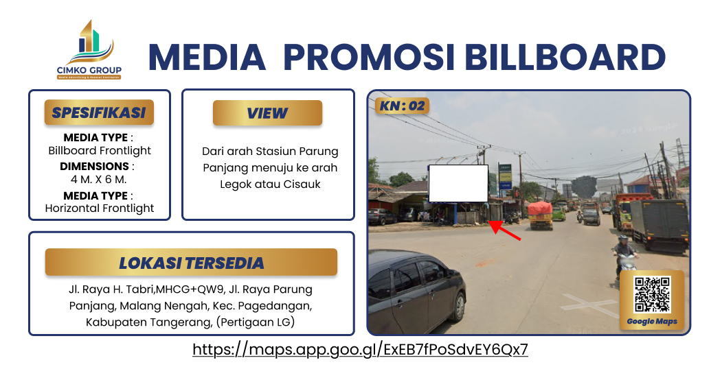 Billoard Jl. Raya H. Tabri ( Pertigaan LG) | Baliho 4M. X 6M ...